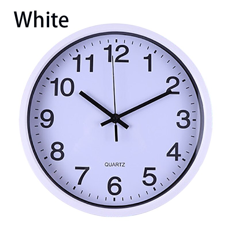 Rund ur klassisk vintage vægur moderne quartz ur h... – Vicedeal