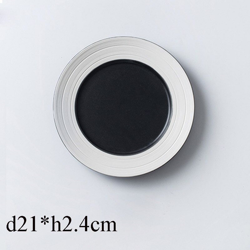 FANCITY Nordic Simple Steak Dessert Plate Western ... – Grandado