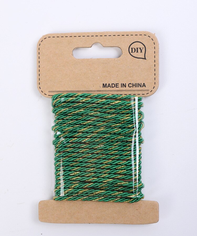 3 Yards/1.5Mm 3-Strand Nylon Goud Draad Touwen Woo... – Grandado