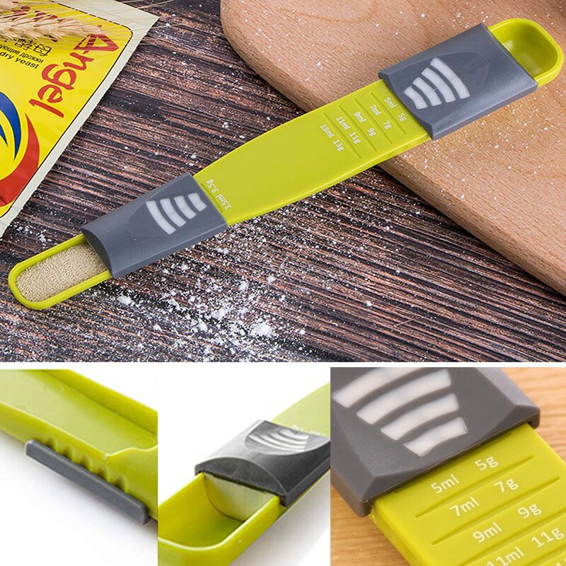 Adjustable Measuring Spoon 8 Scales Kitchen Measur... – Vicedeal