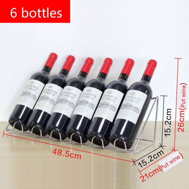 Iron European Household Red Wine Rack Wine Display... – Vicedeal