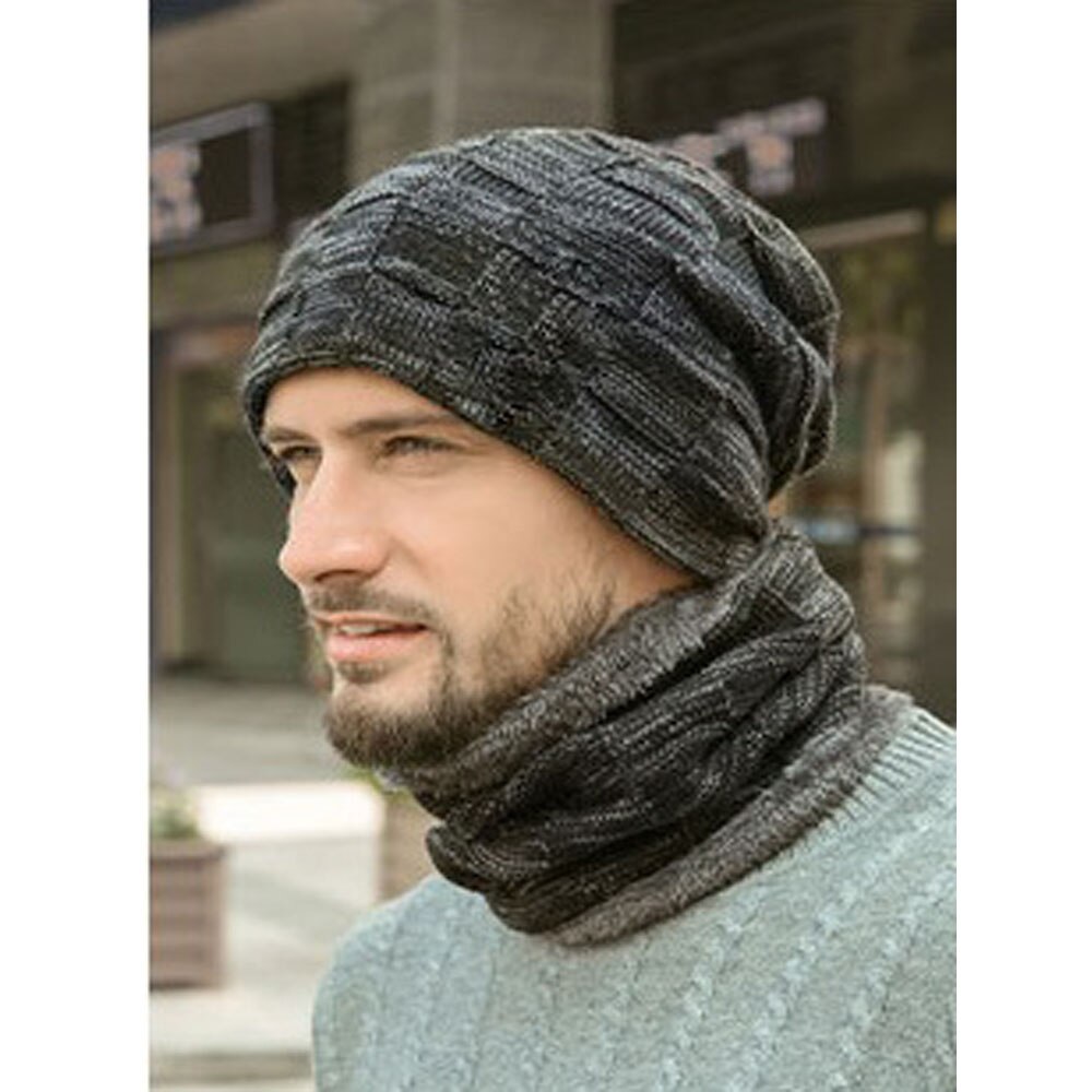 Mixed Color Baggy Beanies For Men Winter Cap Men's... – Grandado
