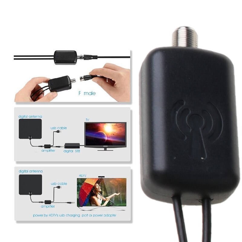 Digital HDTV Signal Amplifier Booster For Cable TV... – Grandado