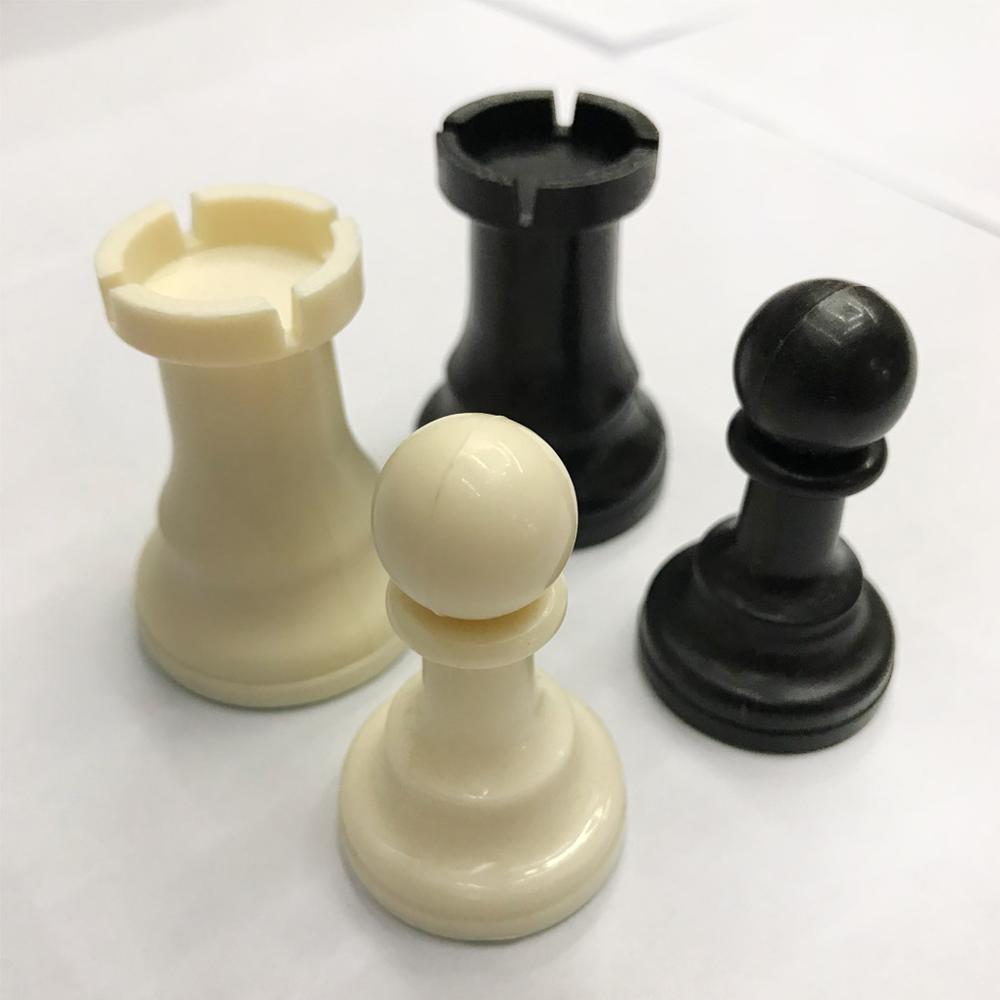 Wooden Chess Set 7.7cm King 32 Chess Pieces Figure... – Vicedeal