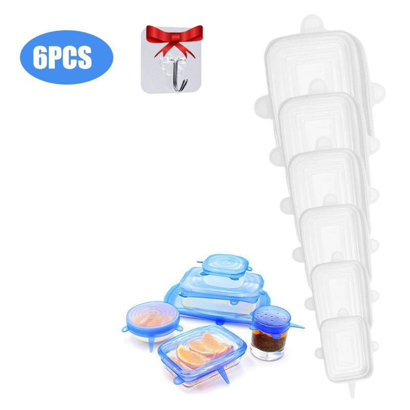 Silicone Stretch Lids Reusable Silicone Lids for B... – Vicedeal