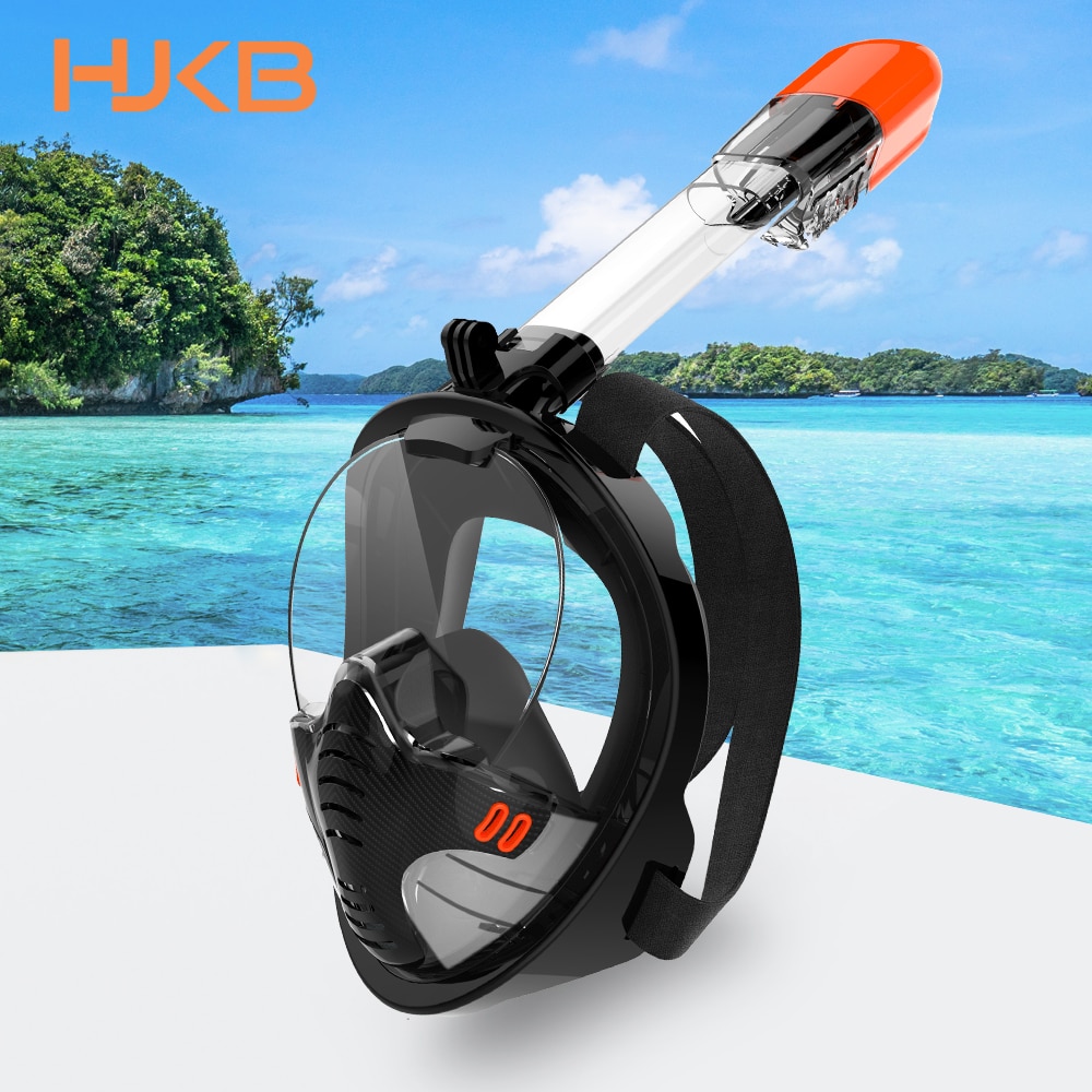 HJKB Underwater Scuba Anti Fog Full Face Diving Ma... – Grandado