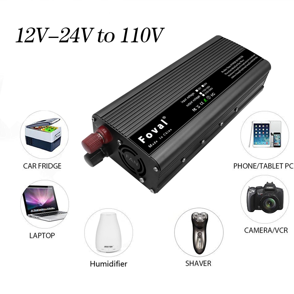 2600W Power Inverter LED Dual USB DC 12V to AC 220... – Vicedeal
