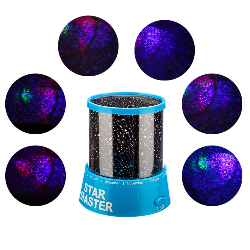 Led Star Projector Lamp Rgb Nachtlampje Kinderen P... – Grandado
