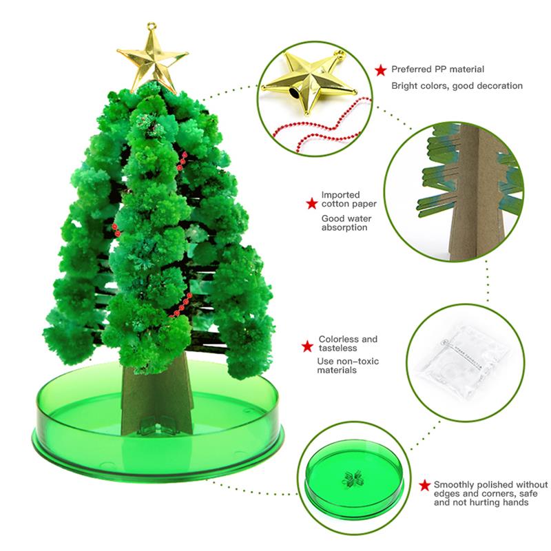 Magic Crystal Christmas Tree Beautiful Realistic G... – Grandado