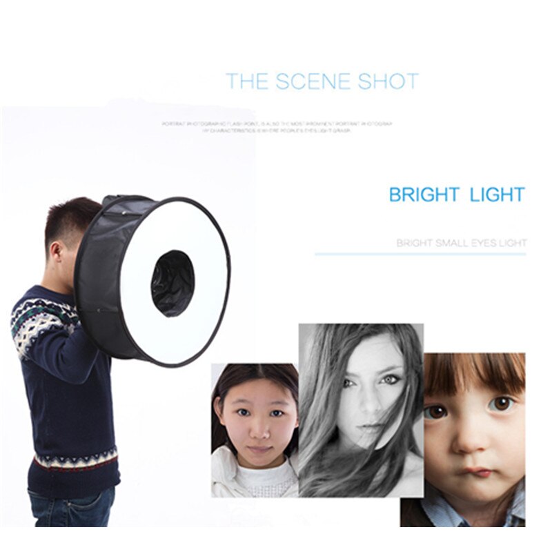 Jadkinsta Camera Flash Diffuser 45cm Easy fold Mac... – Grandado