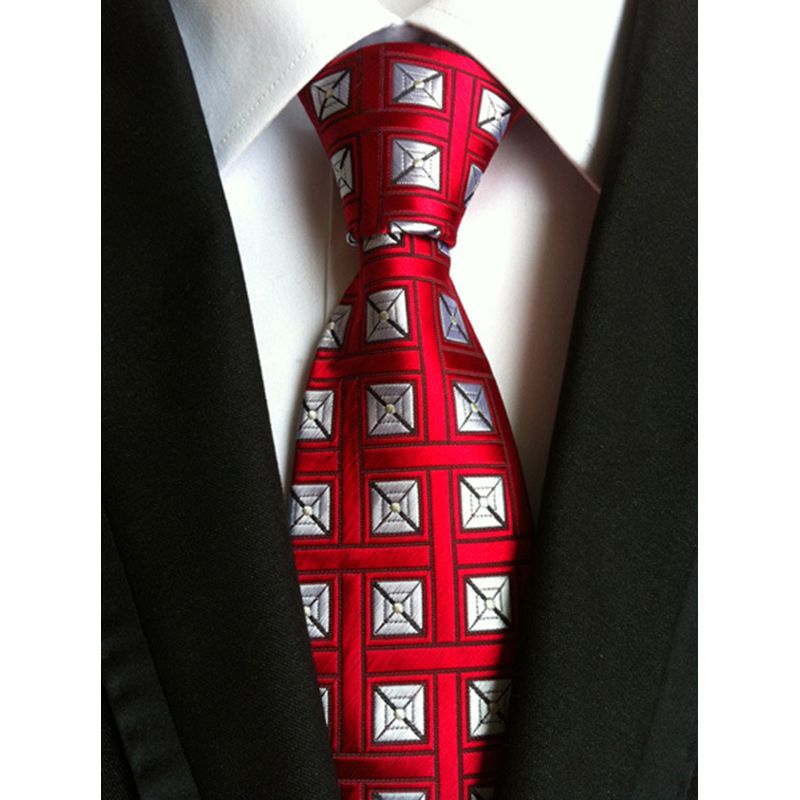 Rayon Jacquard Men's Necktie Classic Wear Men Tie ... – Vicedeal
