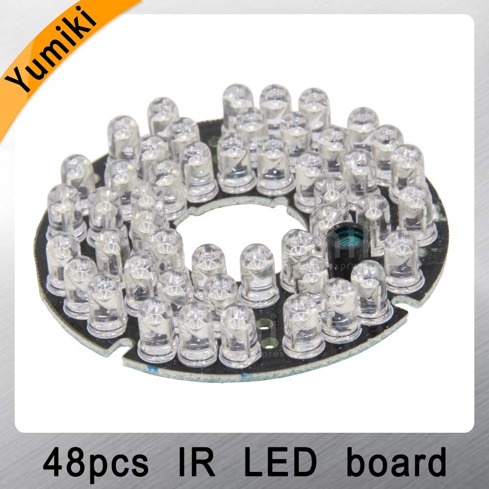 Yumiki Infrared 48 x 5 IR LED board for CCTV cameras night vision ...