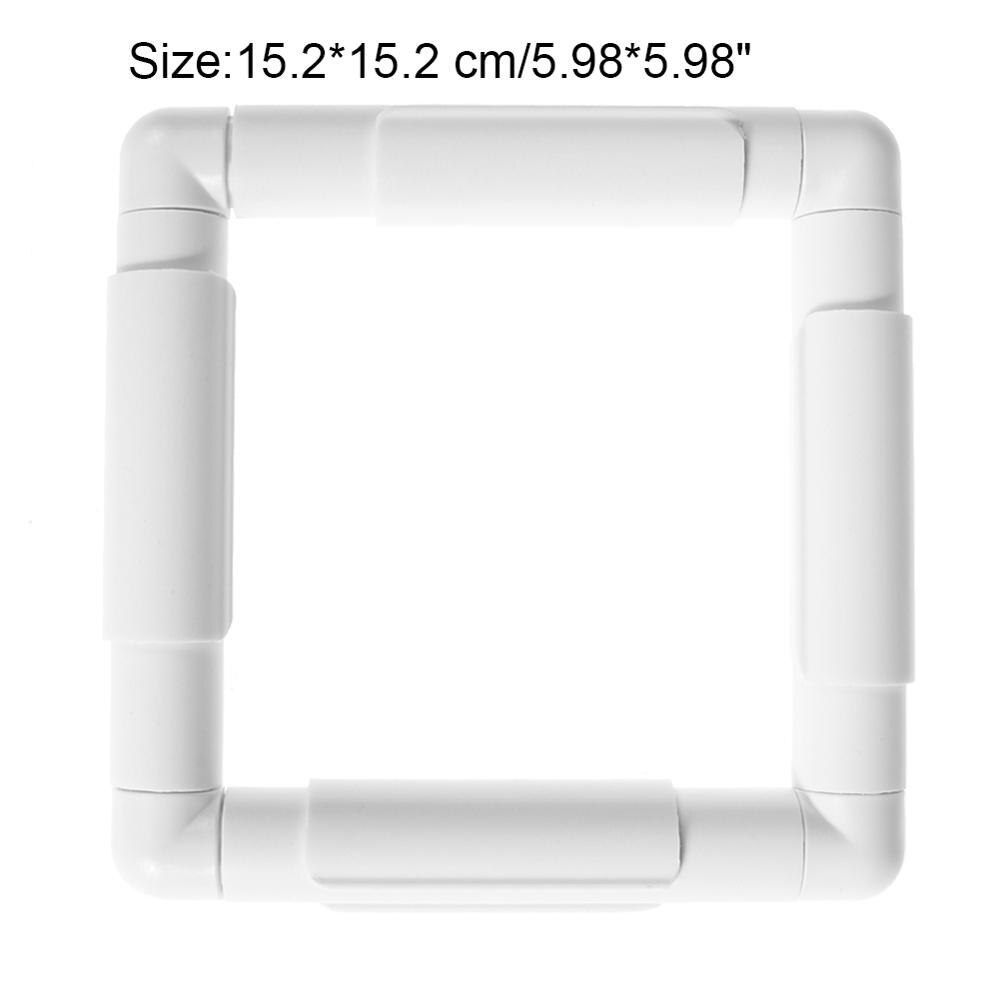 De plástico bordado aro de bastidor cuadrado DIY f... – Grandado