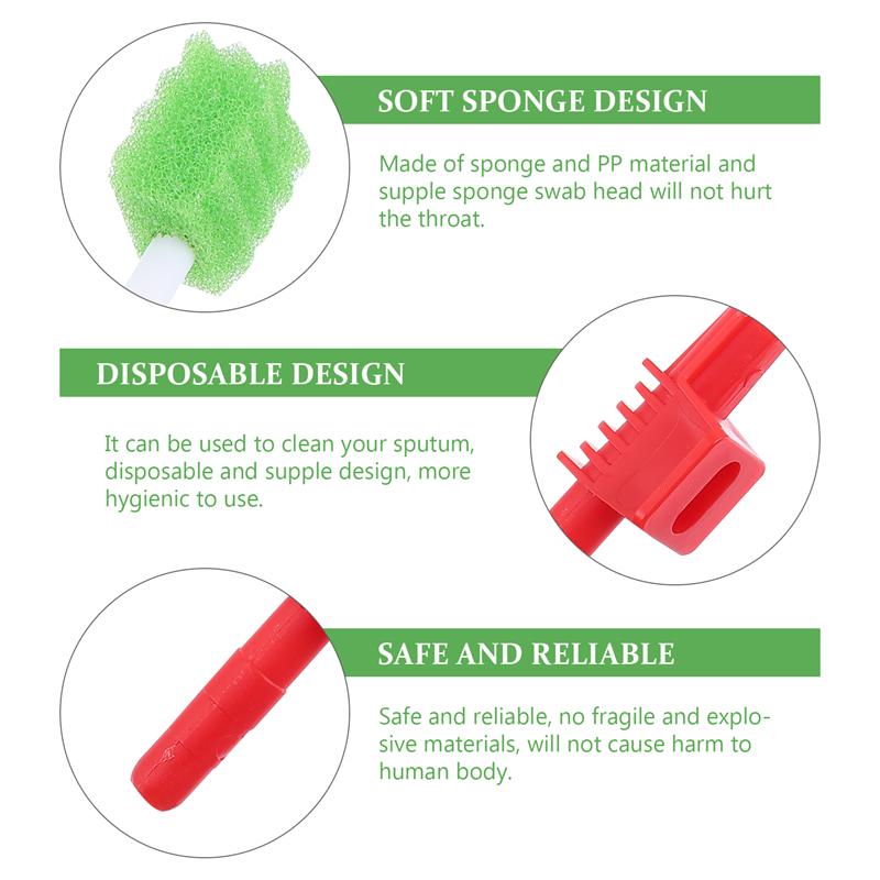 3Pcs Sponge Tooth Brushes Oral Swabs Oral Cleaning... – Grandado