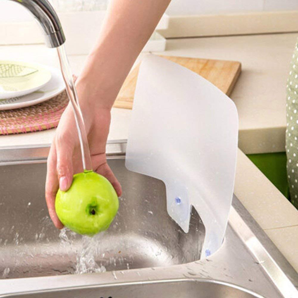 1Pc Kitchen Sink Water Splash Guards with Sucker W... – Grandado