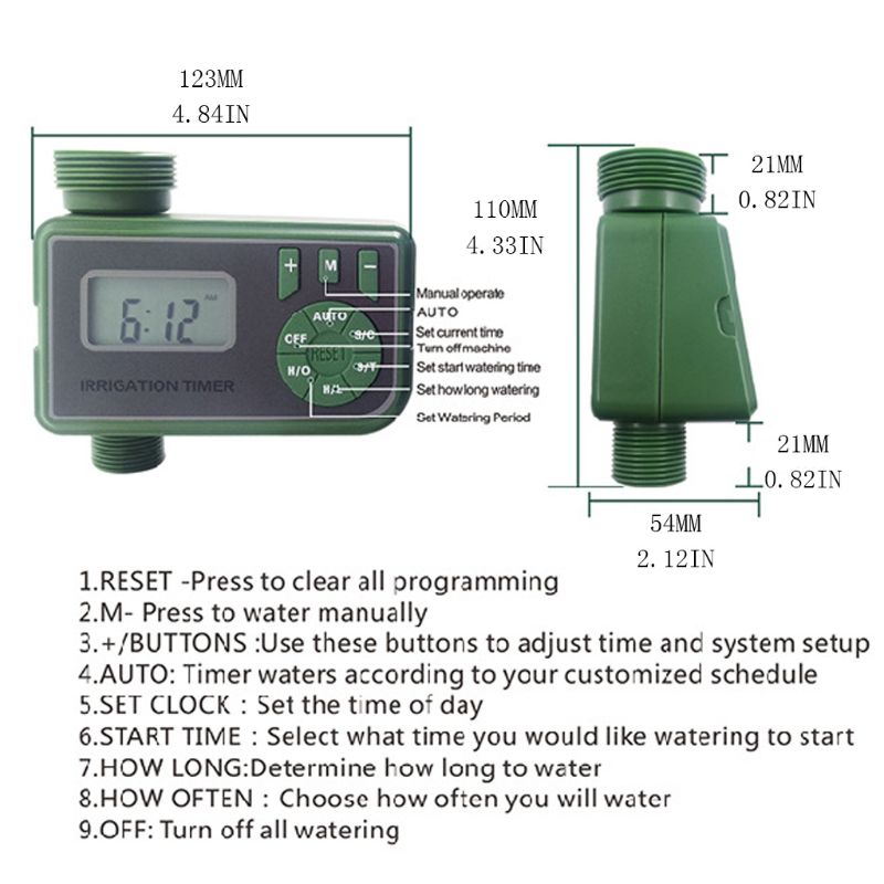 Smart Watering Timer Single Outlet Programmable La... – Grandado