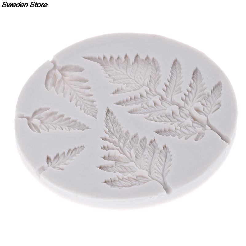 3D Reverse Sugar Leaves Shaped Molding Fondant Cak... – Grandado