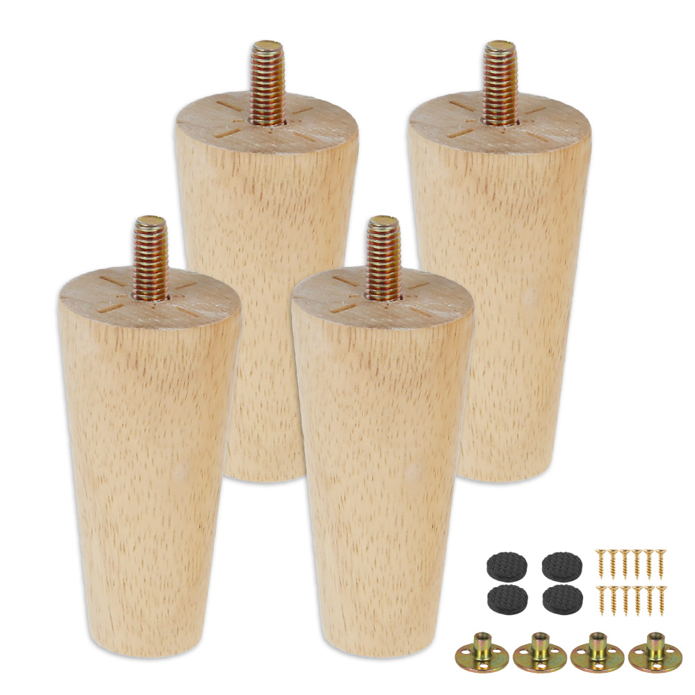 4 Set Hoogte Houten Meubelpoten 8/15/20Cm Rechte H... – Vicedeal