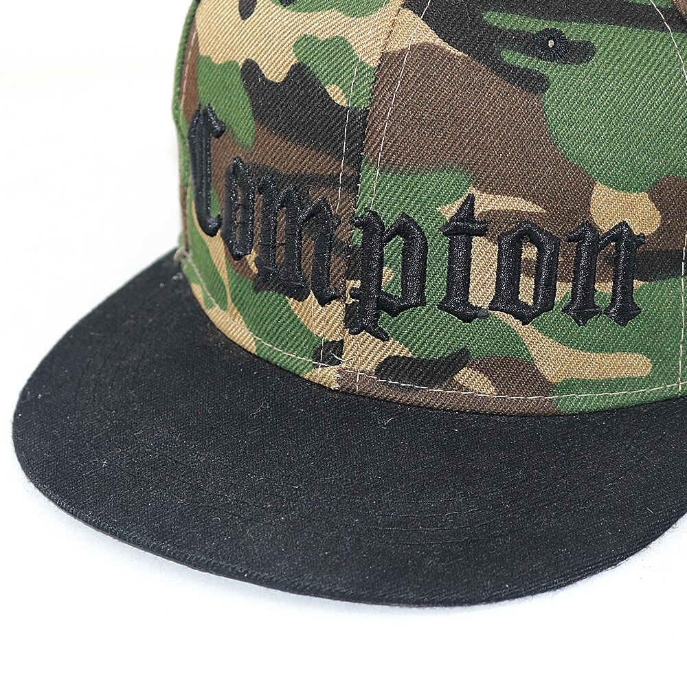 COMPTON embroidery Baseball Cap Hip Hop Snapback h... – Grandado