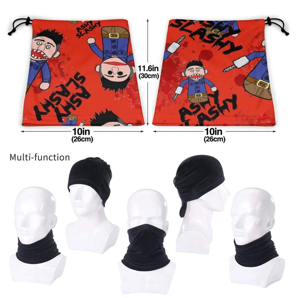 Ashy Slashy 3D Bandana Face Neck Warmer Soft Fleec... – Grandado