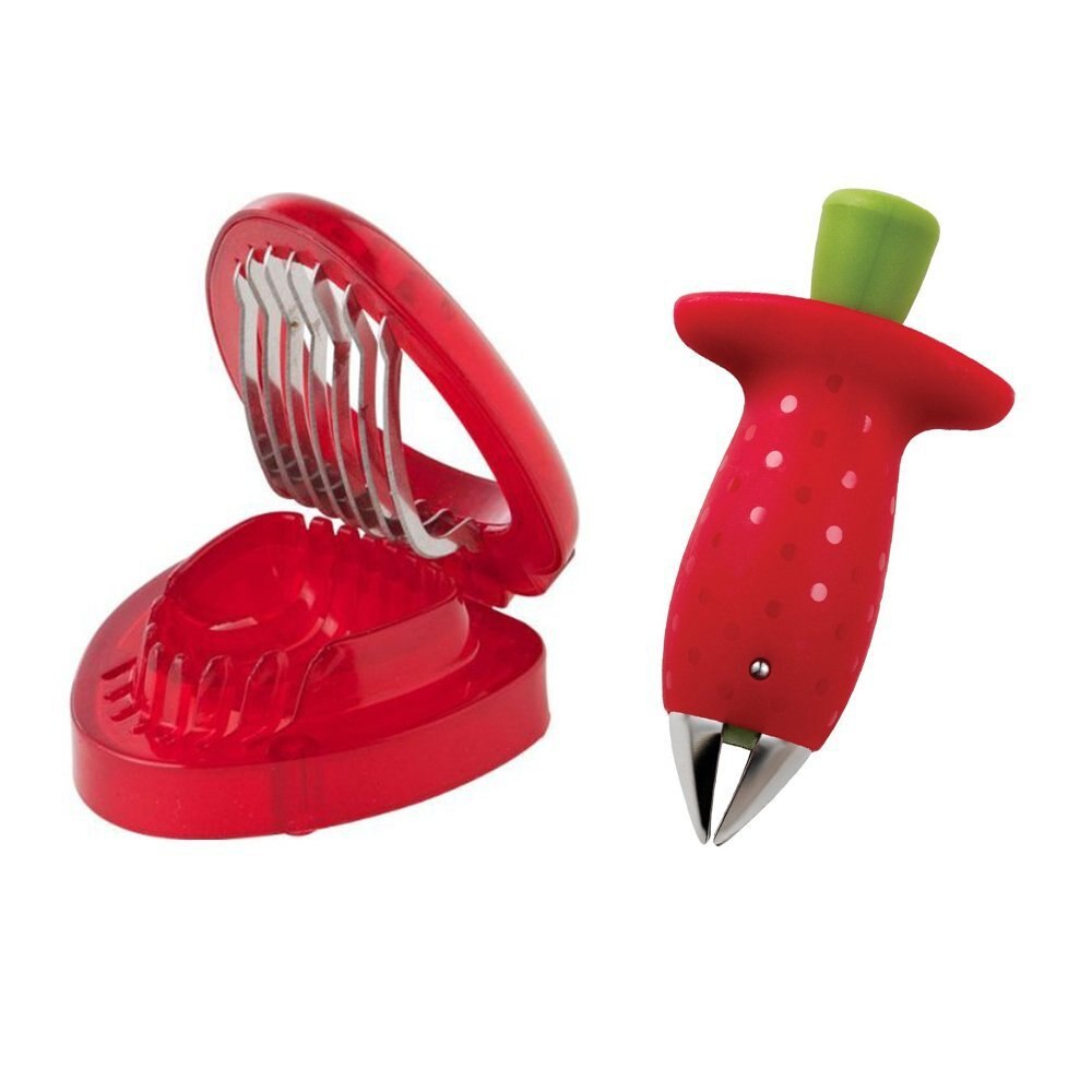 2pc/ Set Kitchen Fruit Gadget Tools Strawberry Sli... – Vicedeal