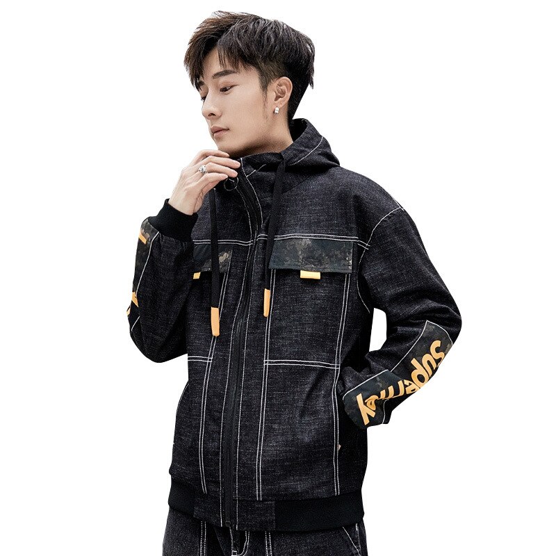 popular logo men's work jacket hip hop top coat Ho... – Grandado