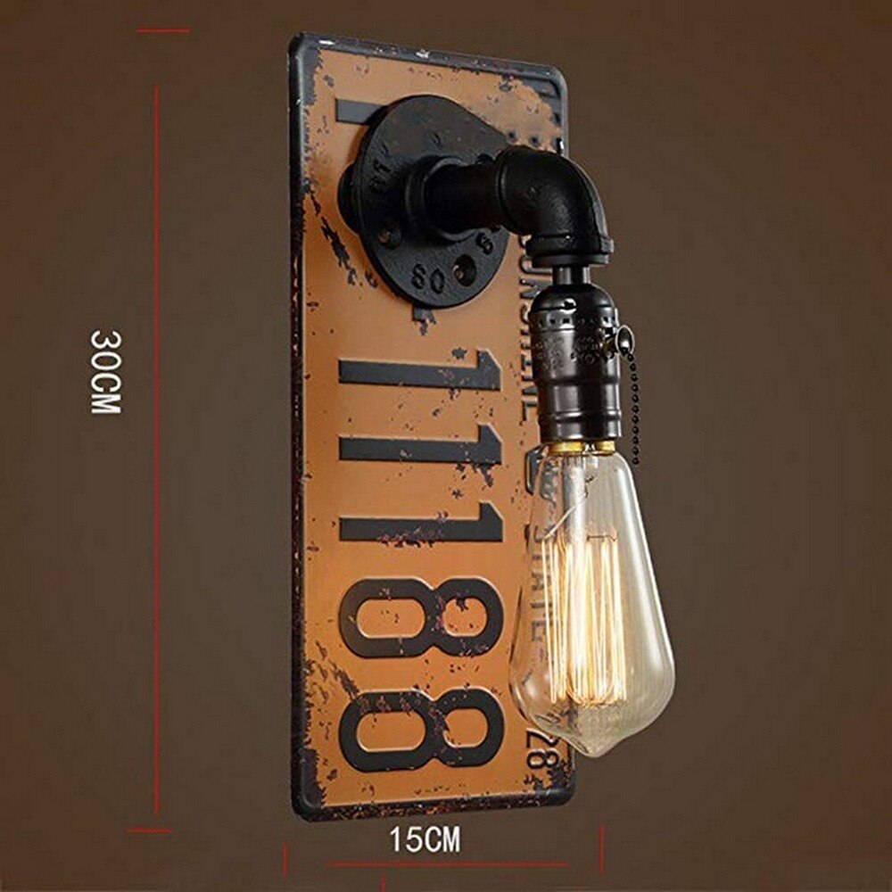 Amerikanischen Retro Loft Wand Lampe Vintage Leuch... – Vicedeal