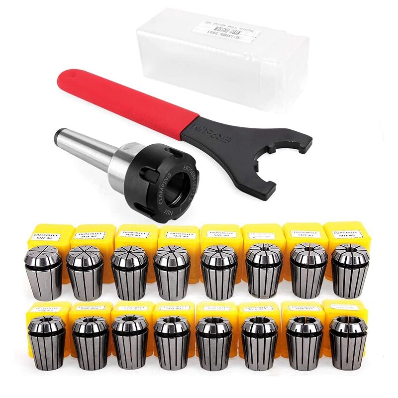 ER25 Collet Set Chuck with MT2 ER25 M10 Motor Exte... – Vicedeal