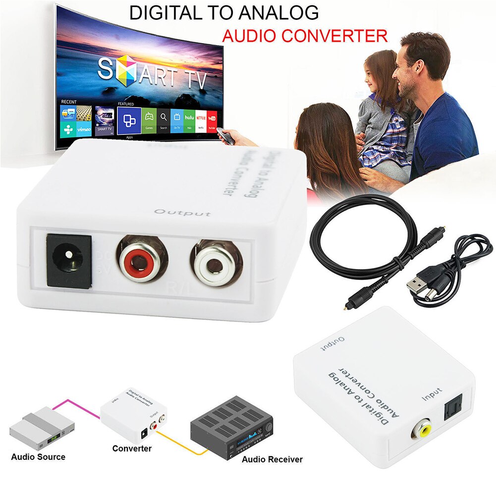 Accessoires Toslink Audio Converter Optische Coaxi... – Grandado