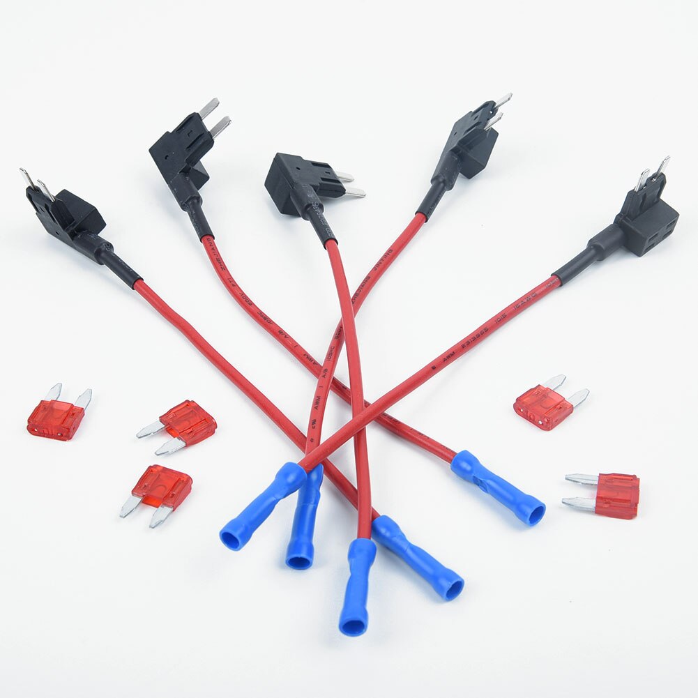 10x/set Fuse Holders Mini Blades Circuit Tap 12V S... – Vicedeal