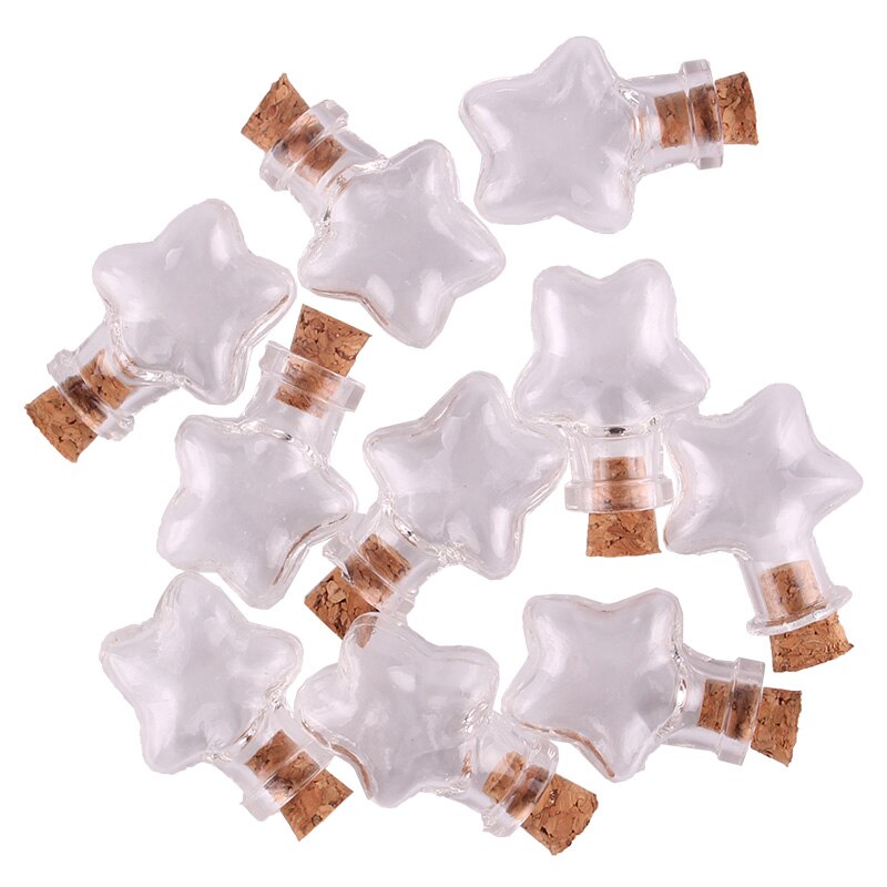 Frascos de vidrio transparente con forma de estrel... – Grandado