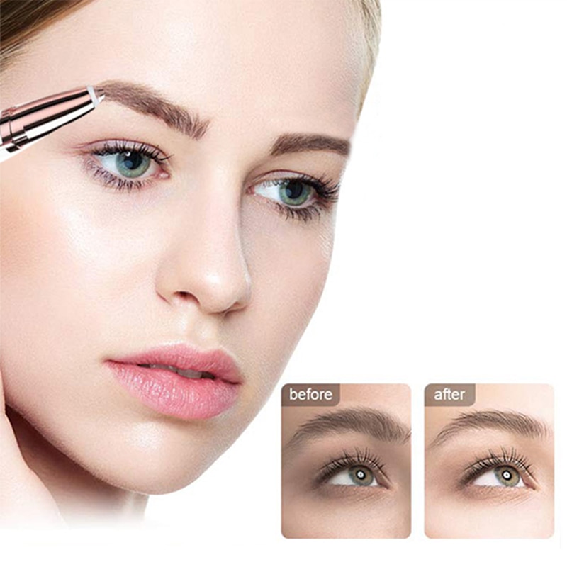 Elektrische Wenkbrauw Trimmer Make Pijnloos Eye Br... – Vicedeal
