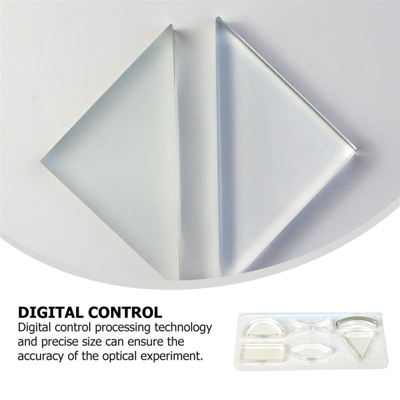 1 Set 6Pcs Optical Lens Kit Physics Teaching Optic... – Grandado