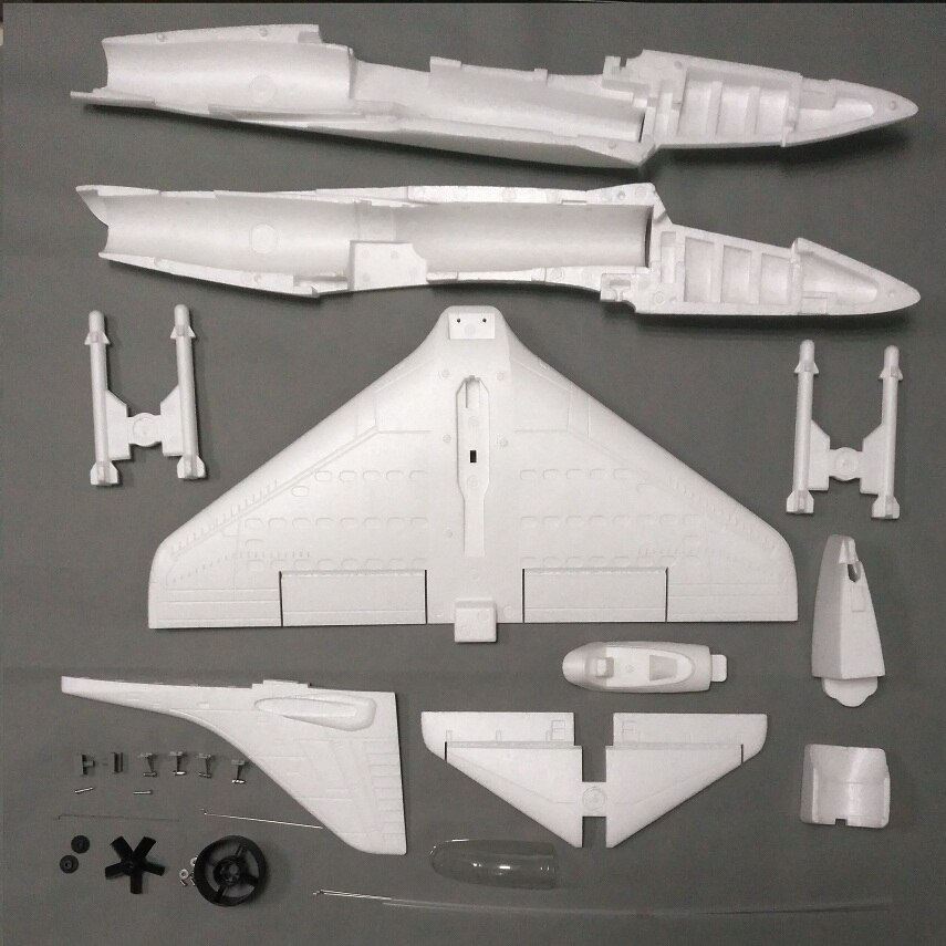 50mm Mini RC Jet A4 White Unassembled Kit – Grandado