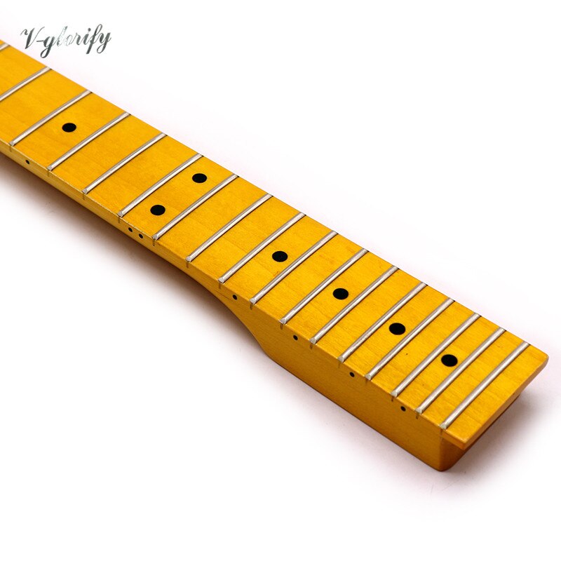 yellow Canada maple wood TL electric guitar neck h... – Grandado