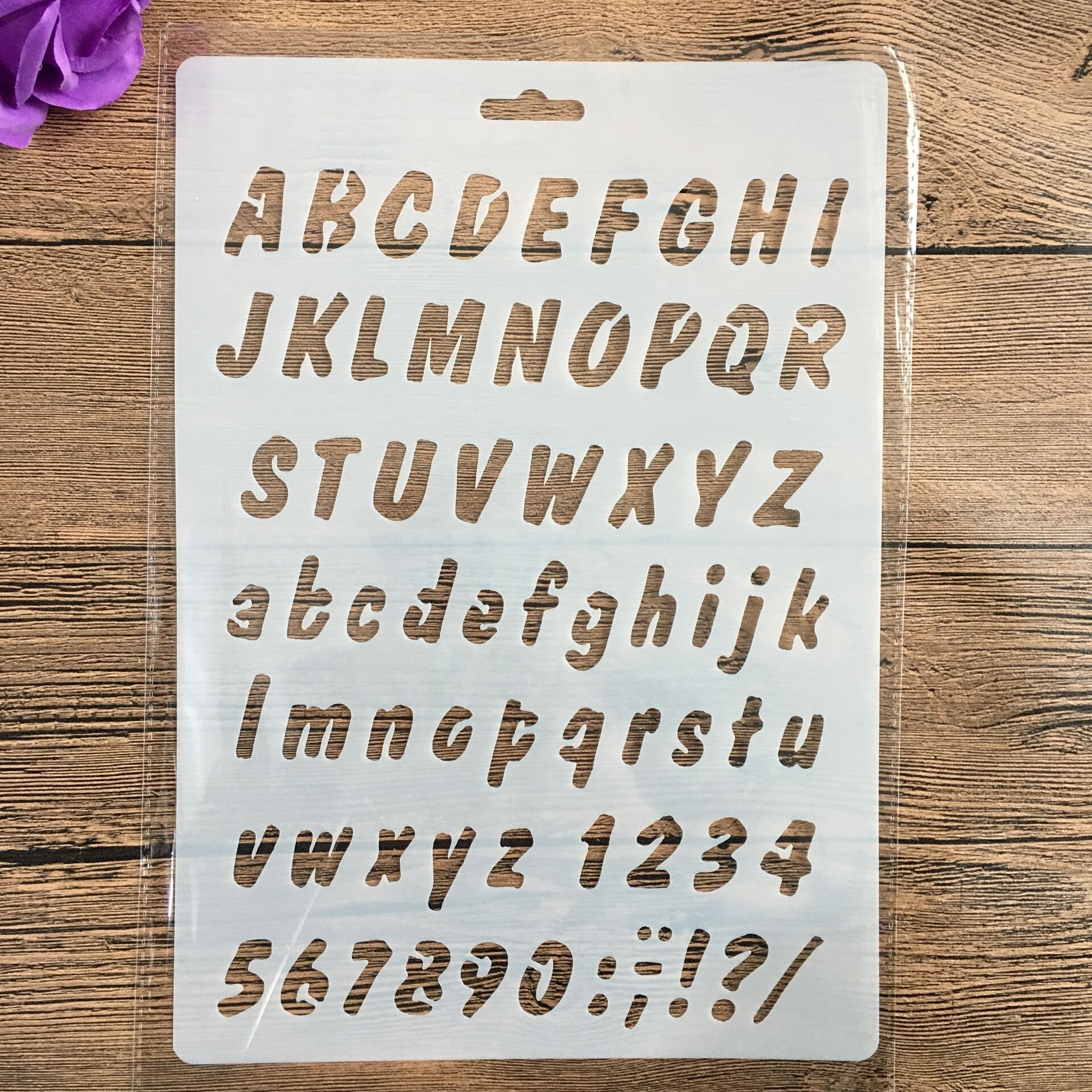 A4 Letter En Nummer Stencils Schilderij Kleuring E... – Grandado