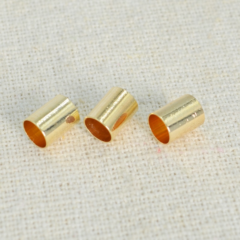 100 PCS 2.5-3-4-5mm Metal Leather Rope Copper End ... – Grandado