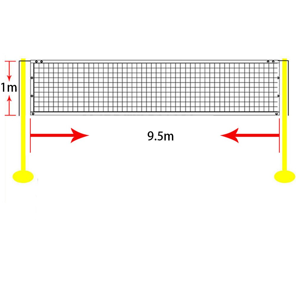 Outdoor PE Volleyball Net Portable Canvas Edge Spo... – Vicedeal