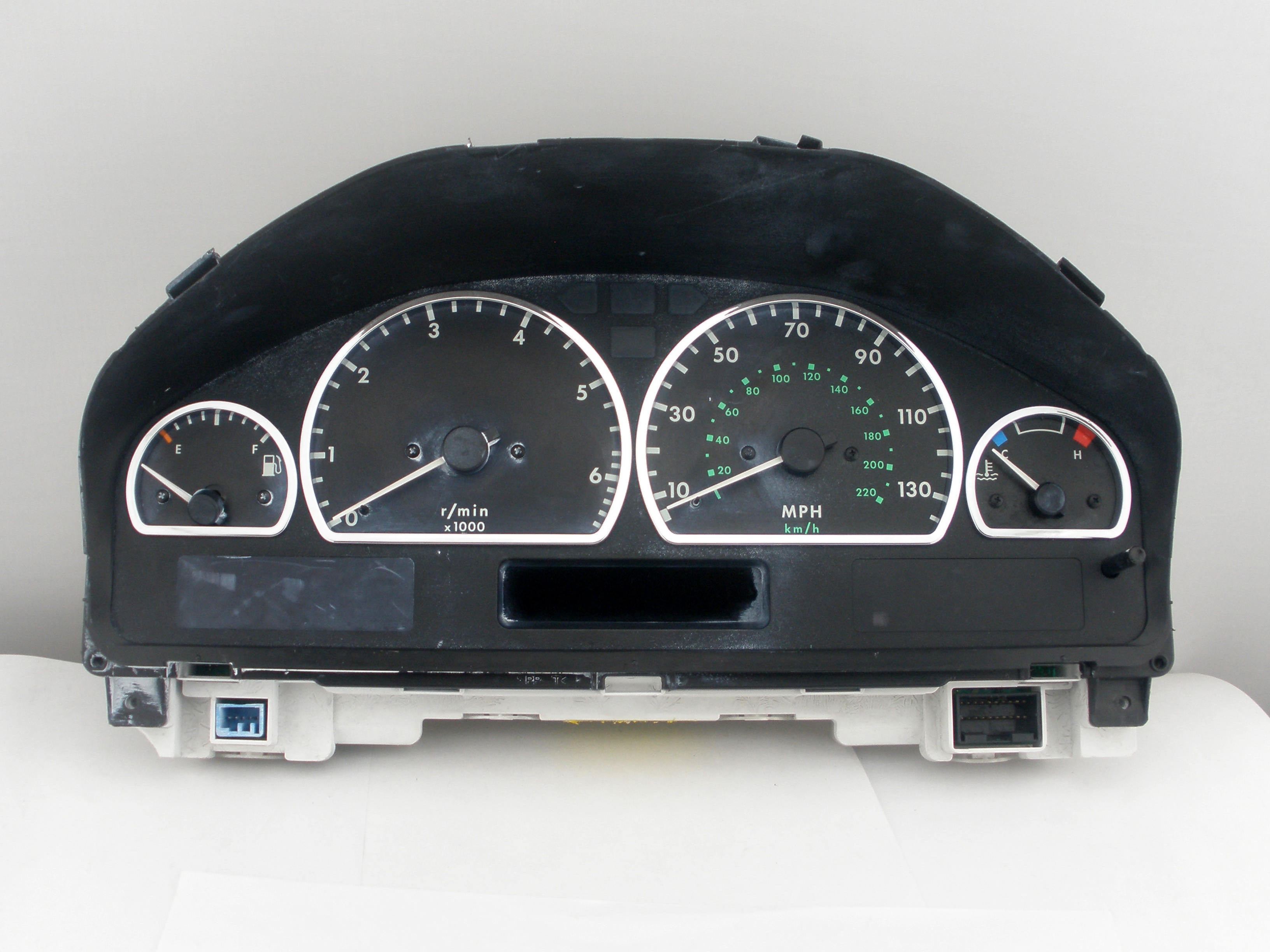 Plastic ABS Chrome Gauge speed Dial Dash surround ... – Grandado