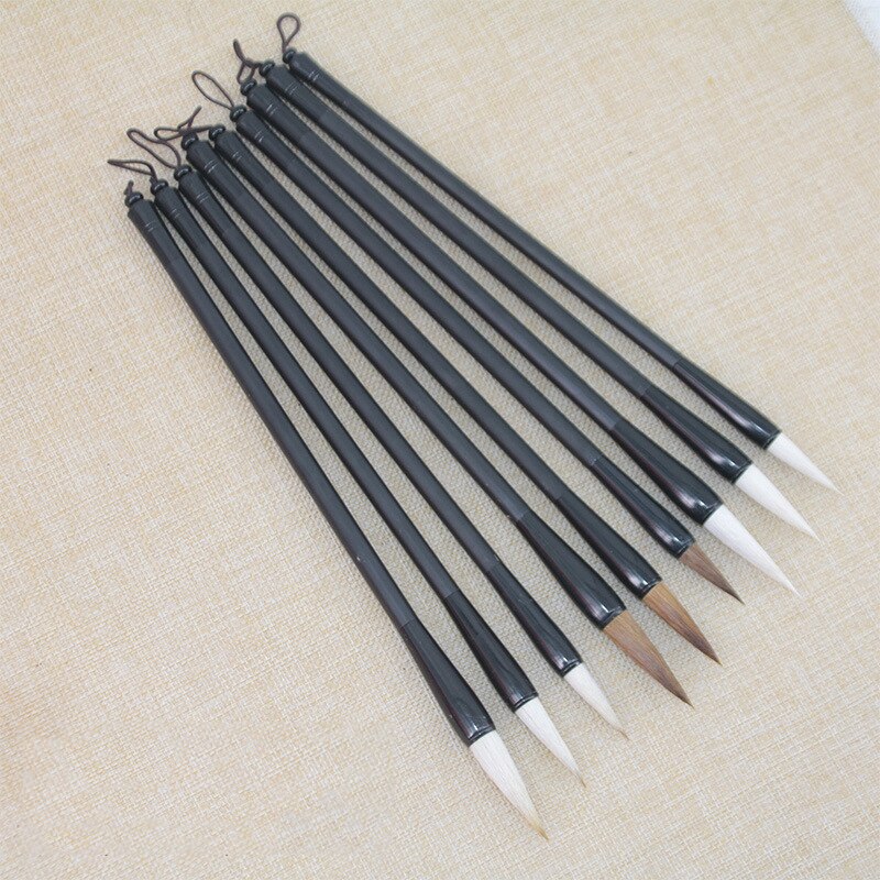 EZONE Chinese Woolden Writing Painting Brushes Set... – Grandado