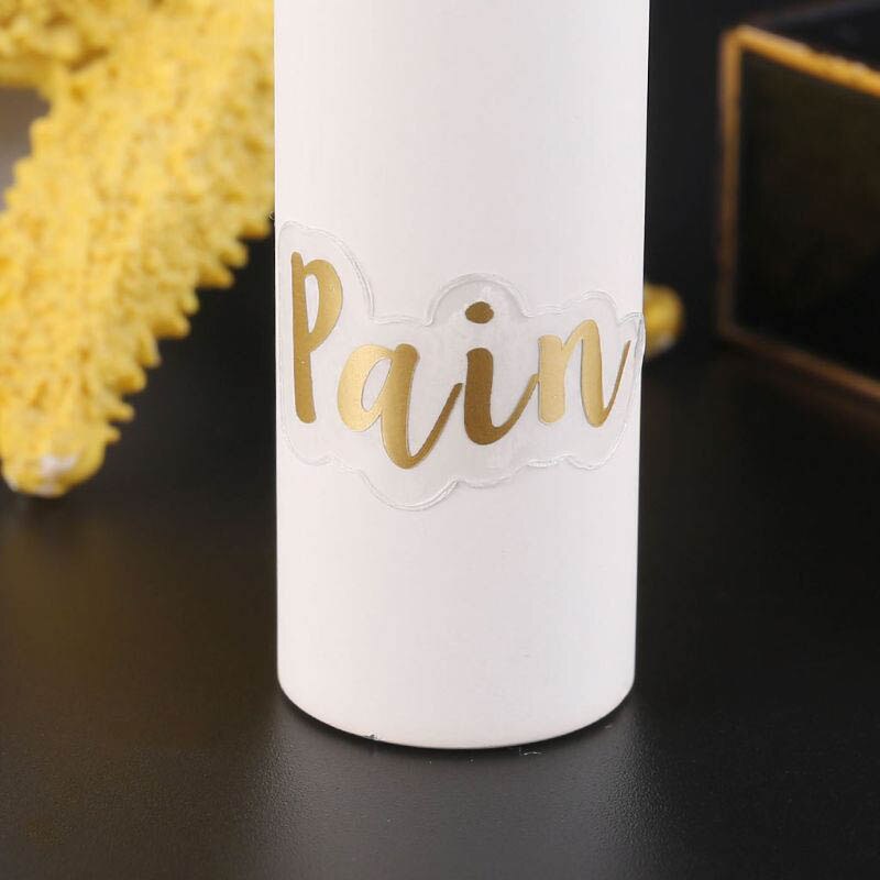 Gold Essential Oil Bottles Labels Body Stickers Ho... – Grandado