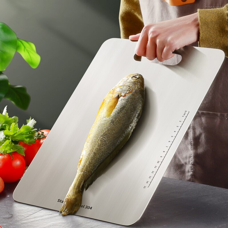 1pc Stainless Steel Chopping Boards for Meat and V... – Vicedeal