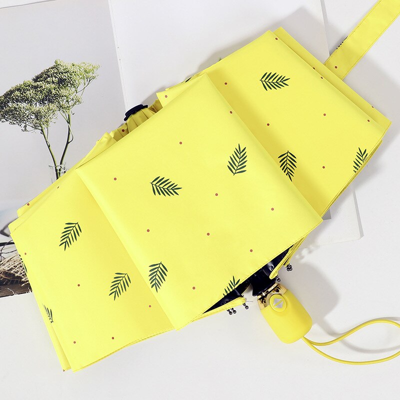 Kvinner vinyl solkrem anti-ultrafiolett paraply he... – Vicedeal