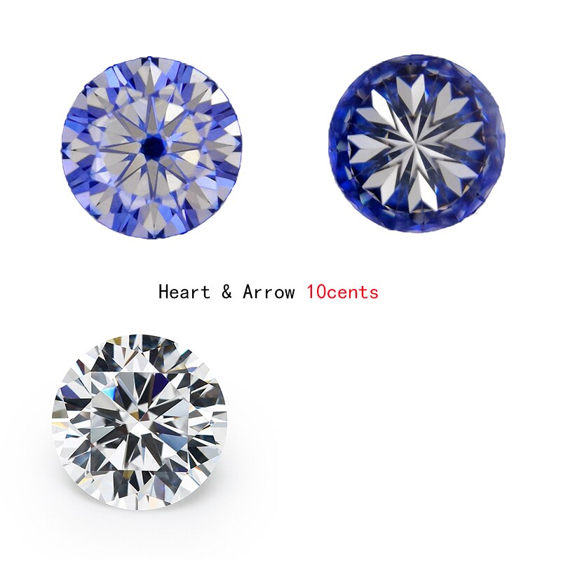 0.1CT-1CT Loose Gemstones Moissanite Stones Round ... – Grandado