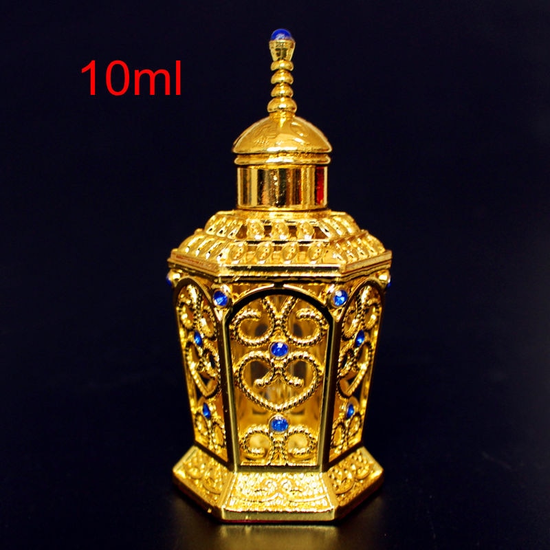 1PC 10ml Vintage Metal Perfume Bottle Arab Essenti... – Grandado