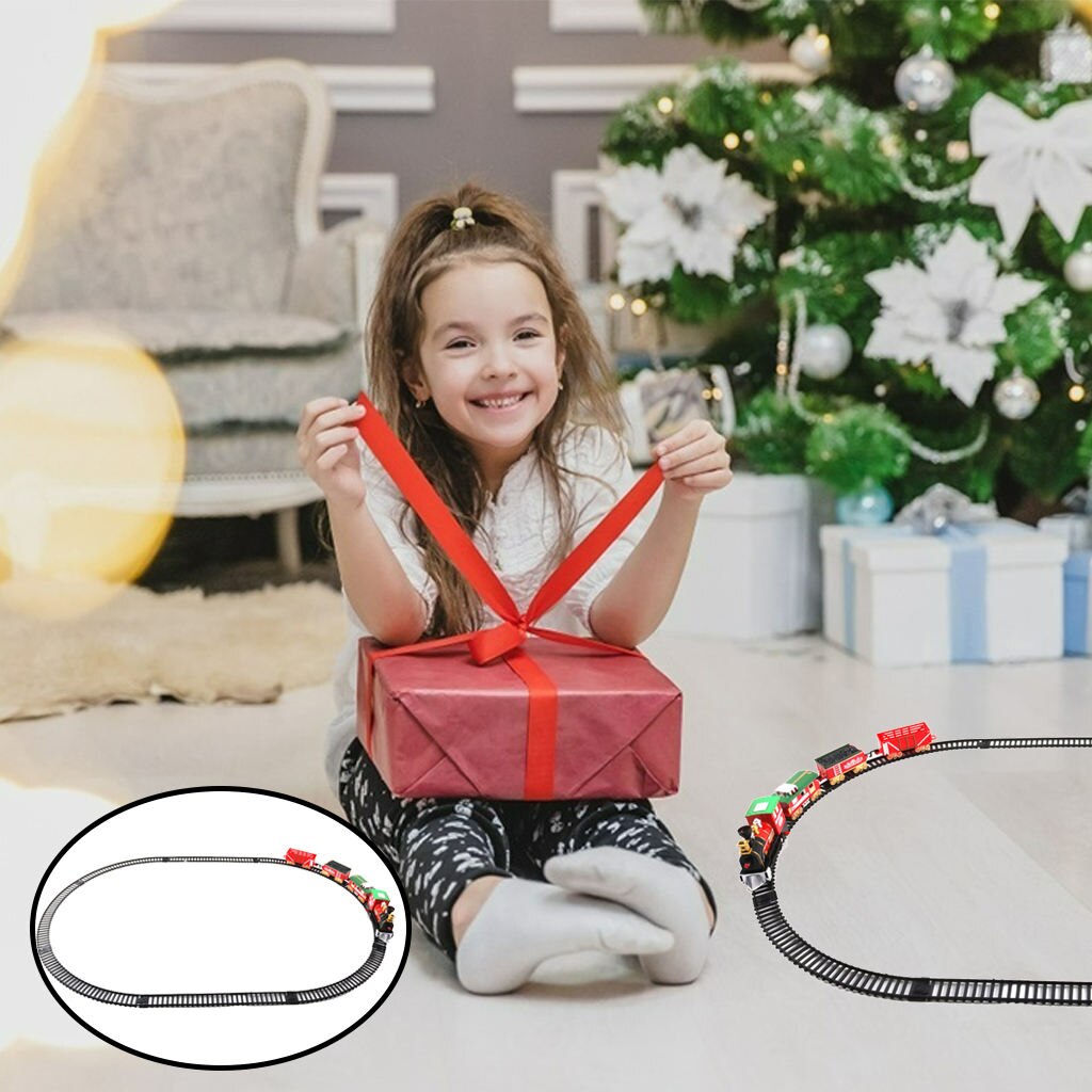 14 Pieces Classic Model Electric Train Set Play To... – Grandado