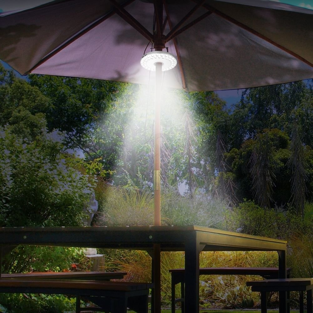 3 modos de iluminación LED exterior paraguas Luz P... – Grandado