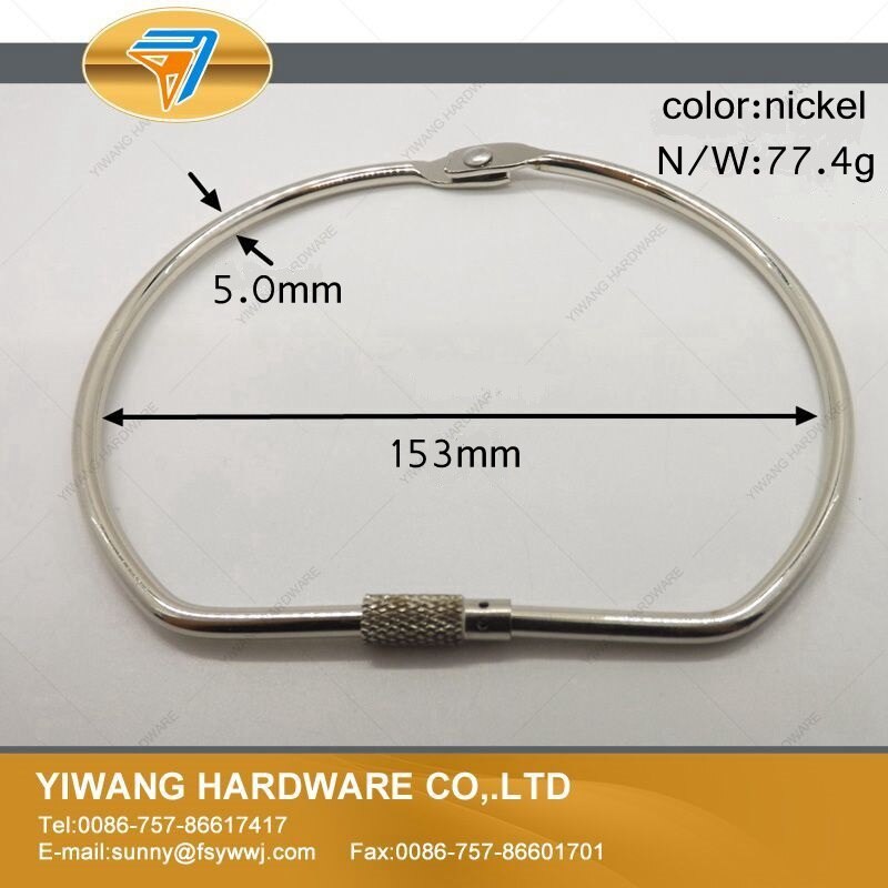 office binder ring hanging ring keyring nickel pla... – Vicedeal