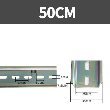 Universal Type 35mm Slotted DIN Rail 10/ 20/30/40/... – Grandado