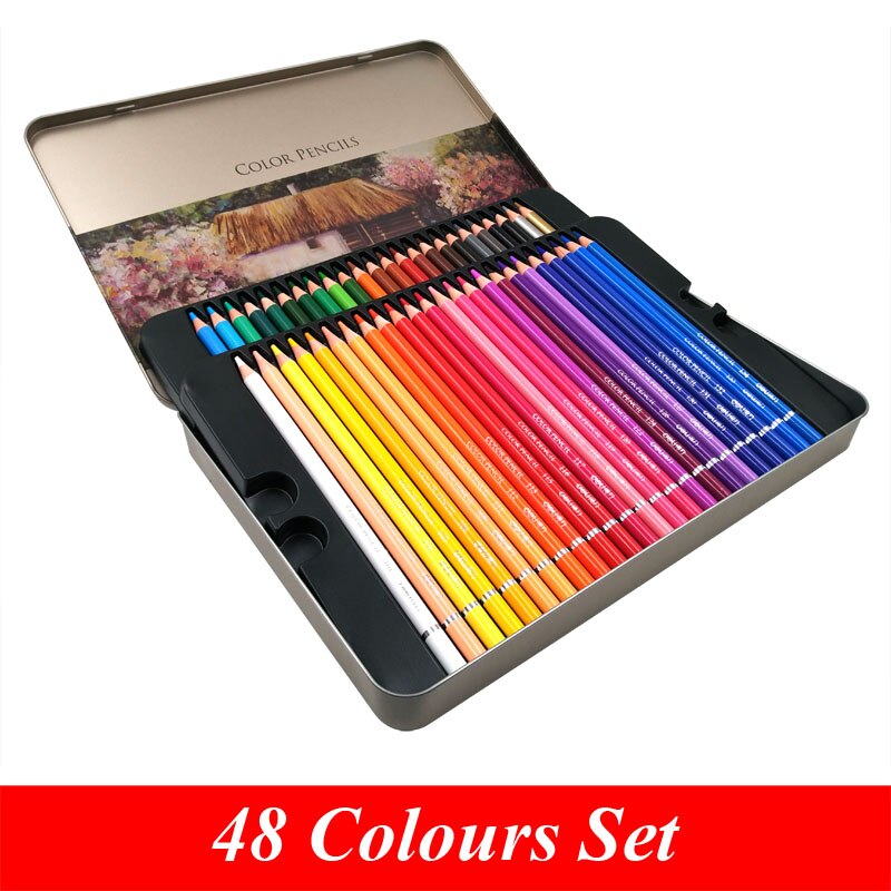 Premium 24/36/48/72 Colored Pencils lapices de col... – Vicedeal